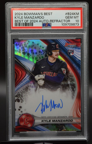 2024 Bowman's Best - Best of 2024 Autographs Kyle Manzardo #B24-KM ...