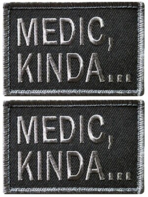 Medic Kinda Embroidered Morale Patch | 2PC HOOK BACKING 3"x2" | eBay