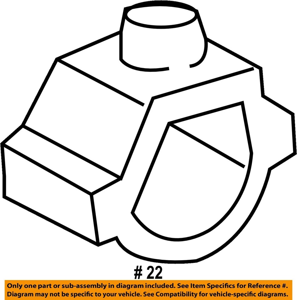 GM OEM 14-15 Cruze Cooling Radiator Components-Outlet Hose Clip ...