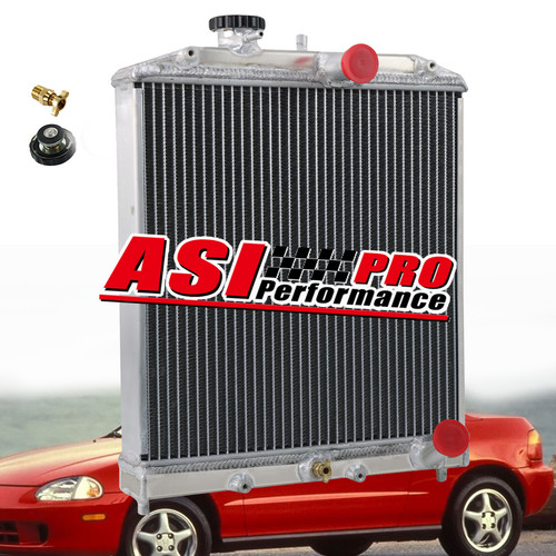 Fit 1992-2000 Honda Civic EG EK DEL SOL Integra Aluminum Radiator 3 Row ...