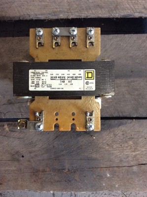 Square D Class 9070 .300 Kva Transformer Pri 480/240 Sec 120 | eBay