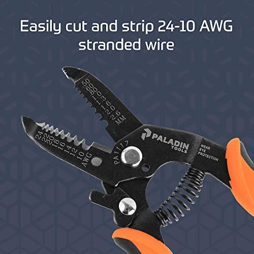 Paladin Tools PA1117 GripP Wire Stripper/Cutter, 24-10 AWG | eBay