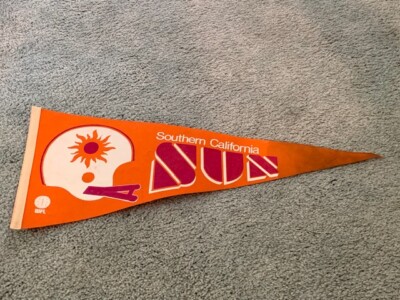 1975 Southern California Sun WFL Football Full Size Football Pennant 30 ...