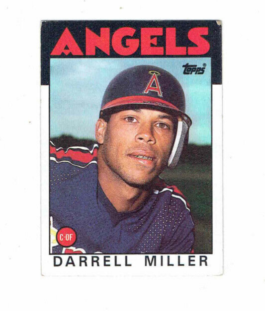 Darrell Miller Angels C-OF #524 Topps 1986 #Baseball Card | eBay