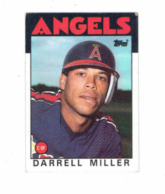 Darrell Miller Angels C-OF #524 Topps 1986 #Baseball Card | eBay
