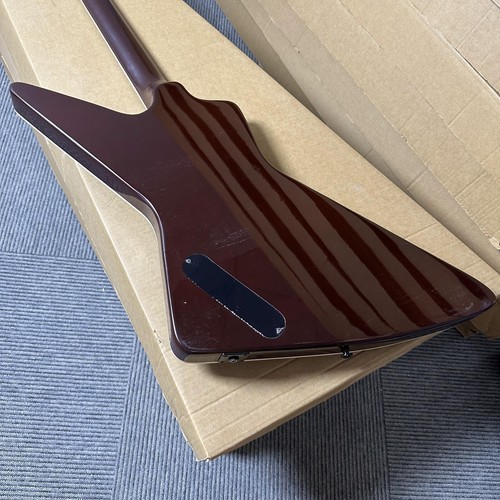 Purple Tree Burl Maple Venner Explorer Electric Guitar Fixed Bridge | eBay