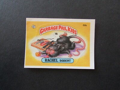 1985 Topps Garbage Pail Kids 2nd Series 2 Glossy Back Card 66b Rachel ...