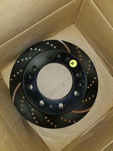 Disc Brake Rotor-EBC 3GD Series Sport Slotted Rotors Rear right side ...