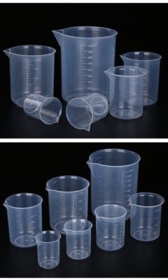 5pcs Lab Kitchen Measuring Cup Durable Plastic Beaker Set 50 100 150 250 500 | eBay