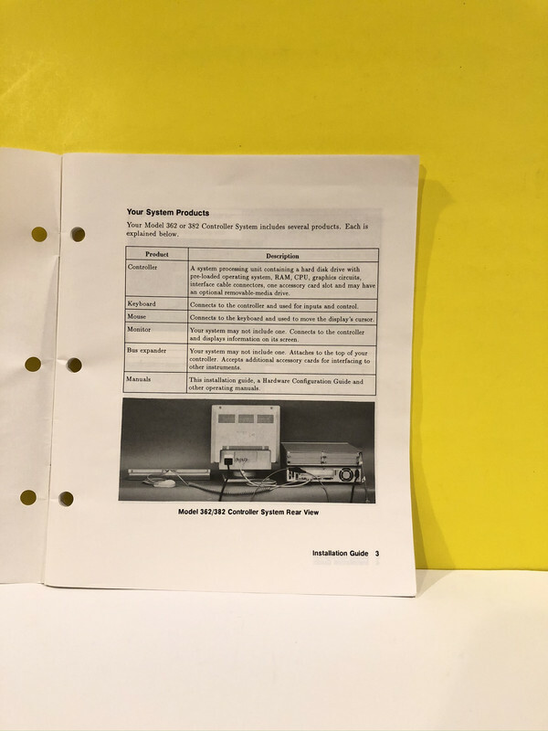 HP Model 362 Or 382 Controller Systems Installation Guide | eBay