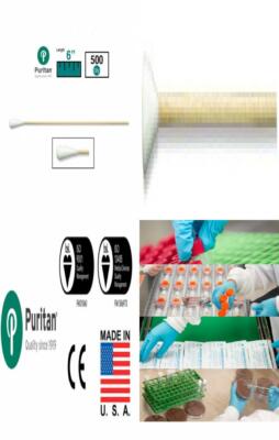 Puritan Medical 6" Extra Large Cotton Swab w/Wooden Handle - 806-WCL ...