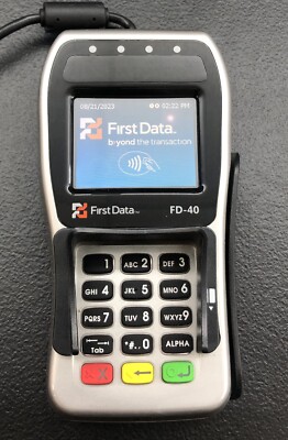 First Data FD-40 PIN Pad for the Clover XPED-8006L2-3CR | eBay