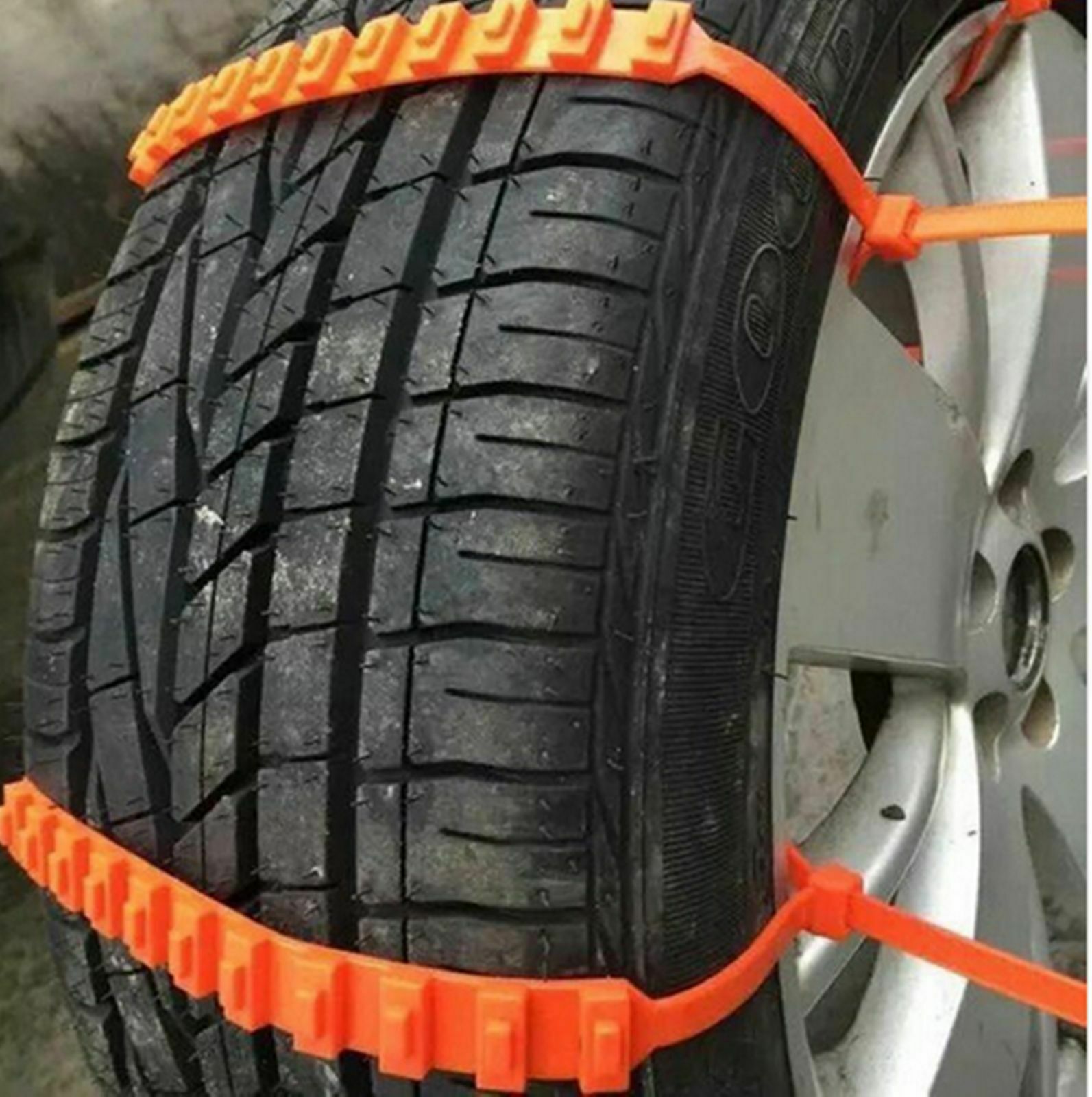 New 5pcs Car Universal Mini Plastic Winter Tyres wheels Snow Chains ...