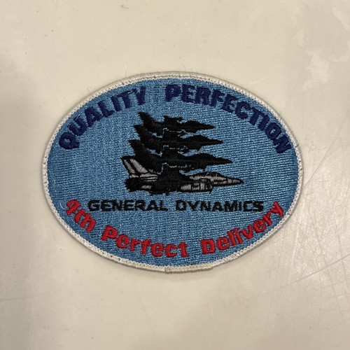 Vintage General Dynamics Quality Perfection 4th Perfect Delivery Patch ...