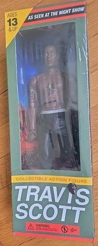 TRAVIS SCOTT Action Figure Doll with Box 2015 OG Rodeo La Flame Cactus ...
