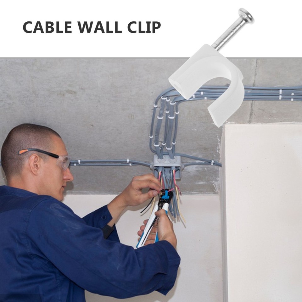 300pcs Cable Clips Wire Wall Clips Ethernet Cable Clips Cable Tacks ...