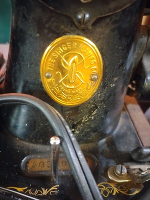 1887 singer antique sewing machine works beautifully! in case | eBay