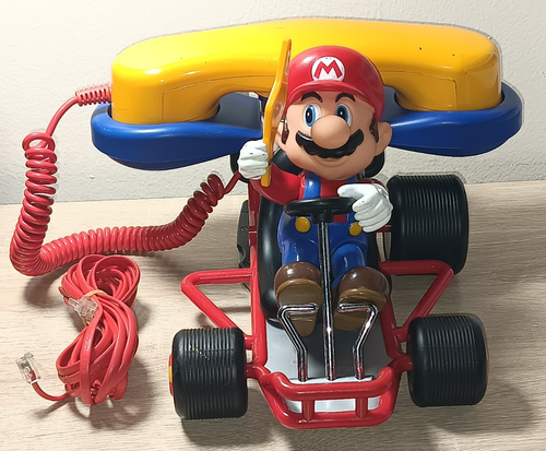 *FREE SHIP* Super Mario Kart 64 Telephone Vintage 2002 ~WORKS~ HTF Rare ...
