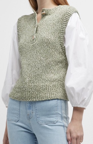 Shawnet Mixed-Media Pullover | eBay