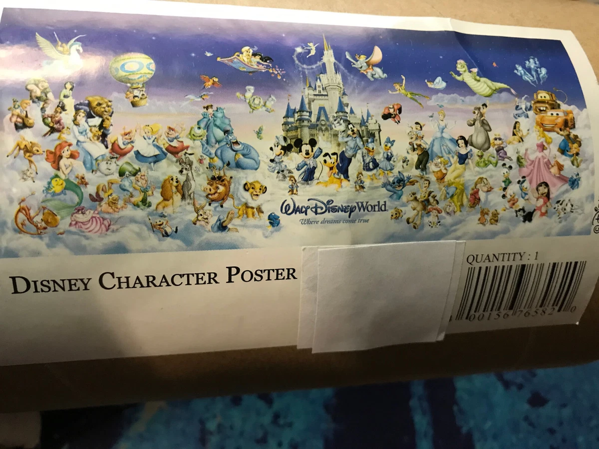 All Disney Characters Poster