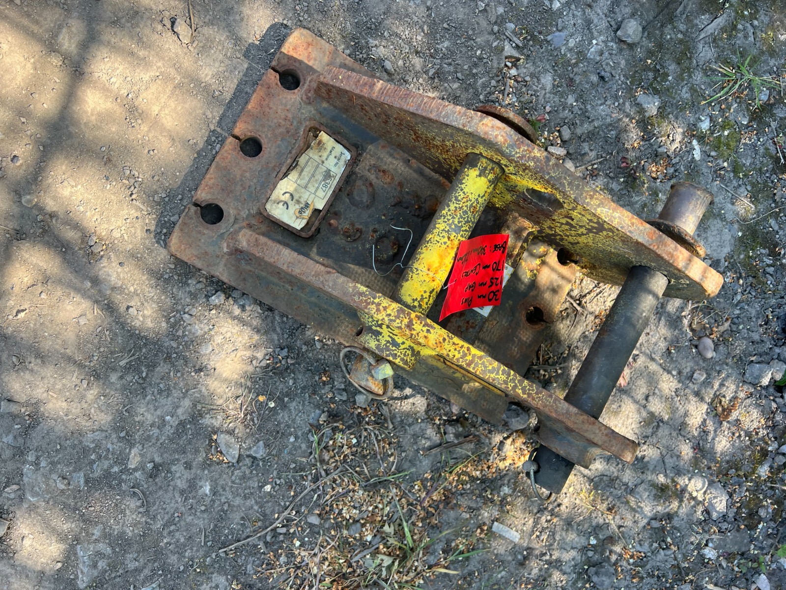 Choice Hydraulic Breaker Headstock 30mm - Mini Digger attachment Pecker ...