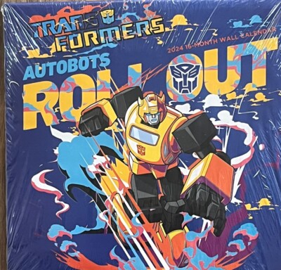 2024 Hanging Wall Calendar TRANSFORMERS 16 Month Kids Calendar 10”x 20 ...