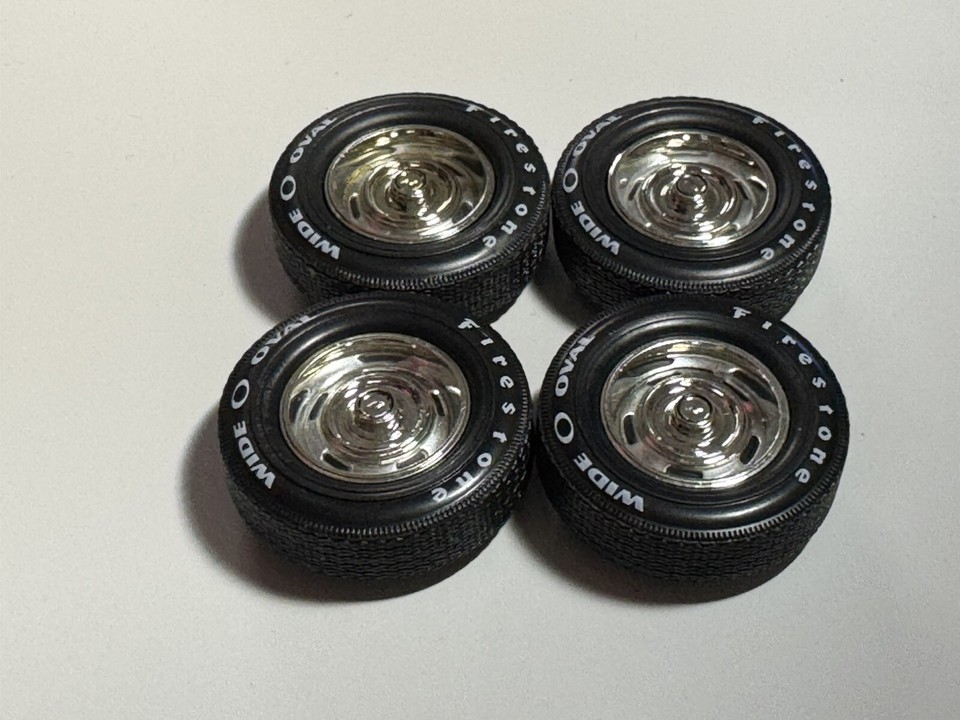 Rally Wheels & Firestone Tires 1/18 Ertl American Muscle Auto World ...