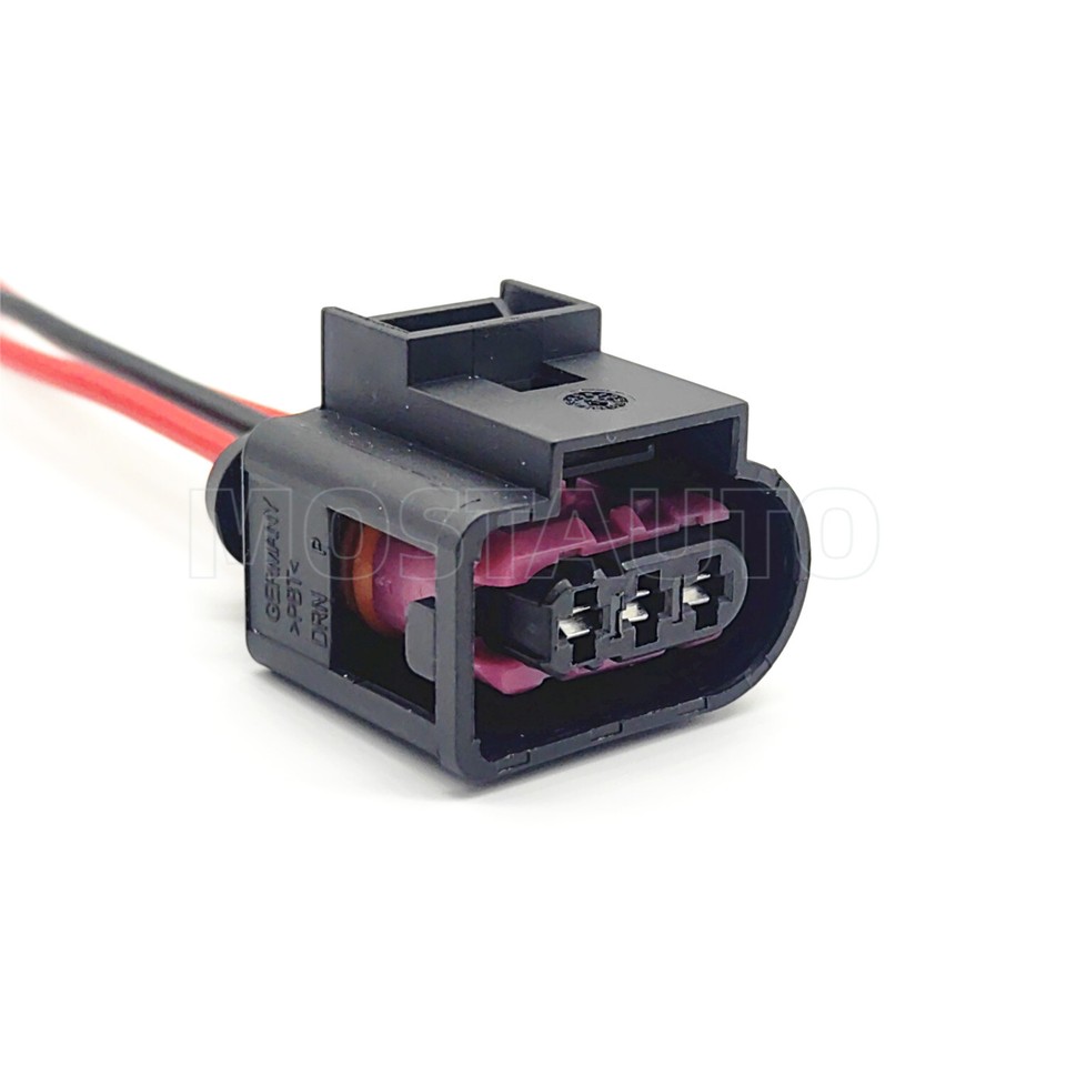 4D0971993 3-Way Connector Pigtail Plug Housing Connector For Audi ...