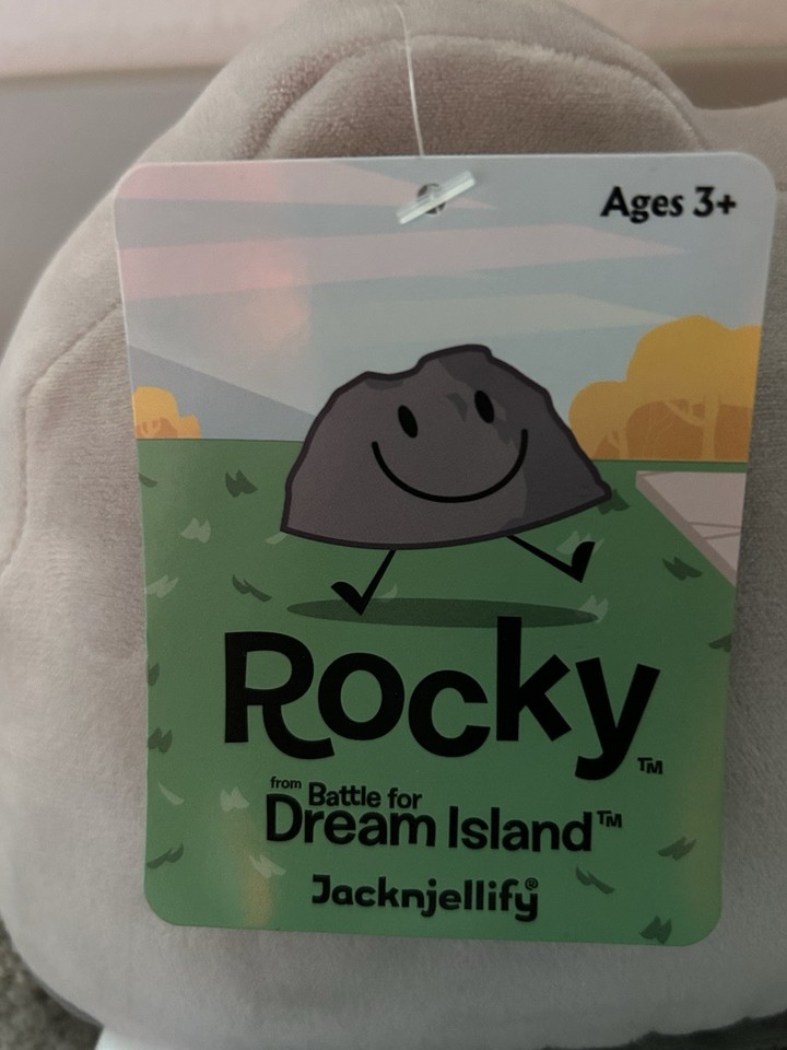 Rare! 2022 BFDI Rocky Plush In Mint Condition With Tag | eBay