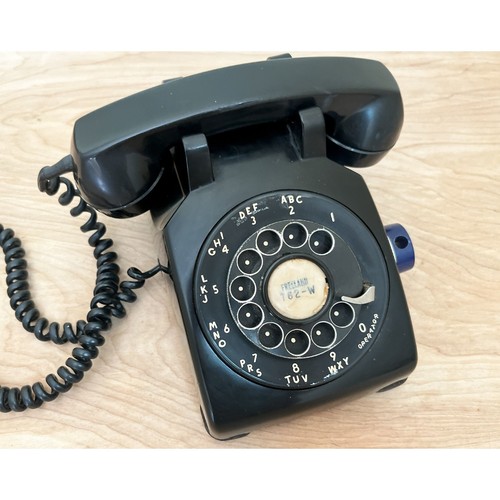 Black Western Electric Rotary Dial Telephone Classic 1950s Dial Up ...