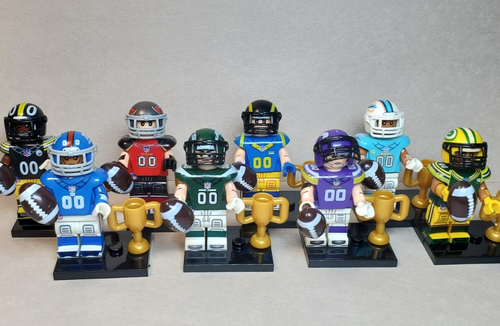 Custom Lego NFL Football Minifigures 8 Pack | eBay