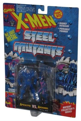 Marvel X-Men Steel Mutants (1994) Toy Biz Apocalypse vs Archangel ...