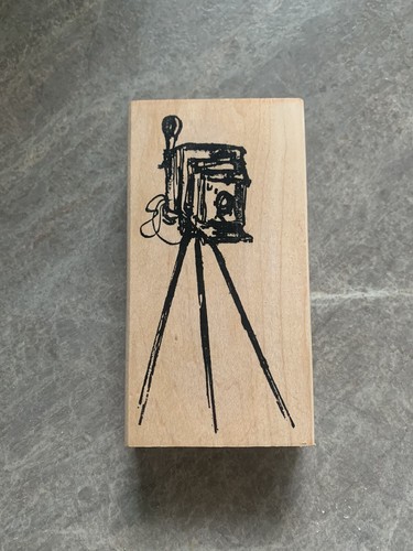 Art Impressions Stamps Old Fashioned Camera on tripod. P-1976 | eBay