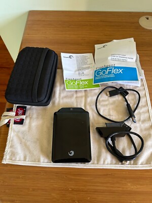 Seagate FreeAgent GoFlex 1TB 9ZF2A5-501 External Hard Drive Black USB 3 ...