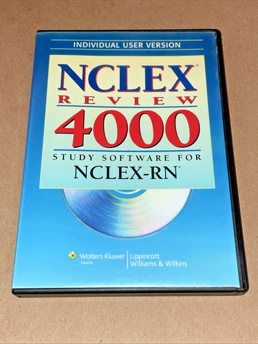 NCLEX Review 4000 Study Software(PC) for NCLEX-RN | Individual User ...