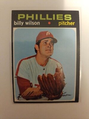 1971 TOPPS BILLY WILSON #192A EX/MT COMBINED SHIPPING | eBay