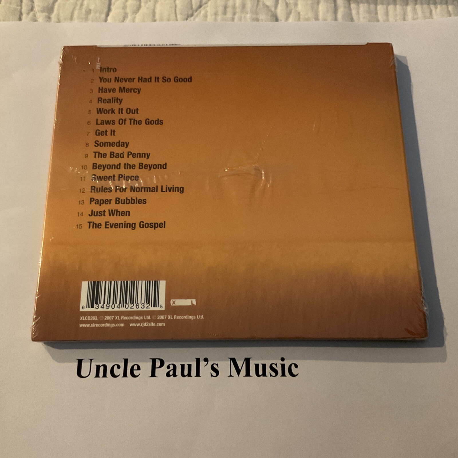 The Third Hand by RJD2 (CD, Mar-2007, XL) for sale online | eBay