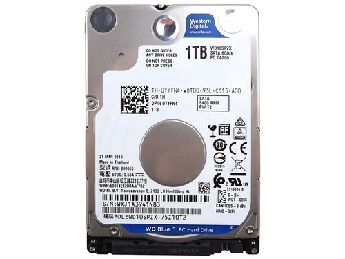 WESTERN DIGITAL WD10SPZX 1TB 2.5" 128MB SATA HDD Hard drive laptop PS3 ...