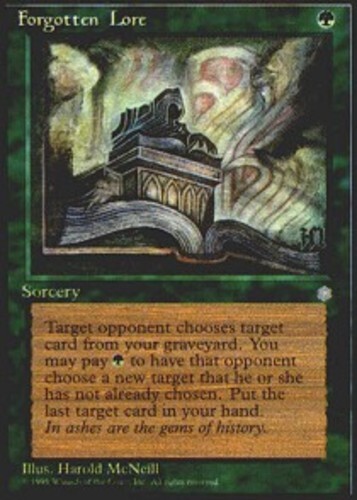 MTG: Forgotten Lore [Moderately Played] Ice Age Magic the Gathering CCG TCG | eBay