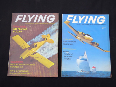 1964 May & August Flying Magazines AG Fokker E III Plane | eBay