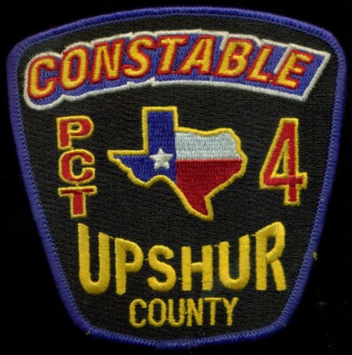 Texas Constable Precint 4 Upshur County Police Patch PDF | eBay