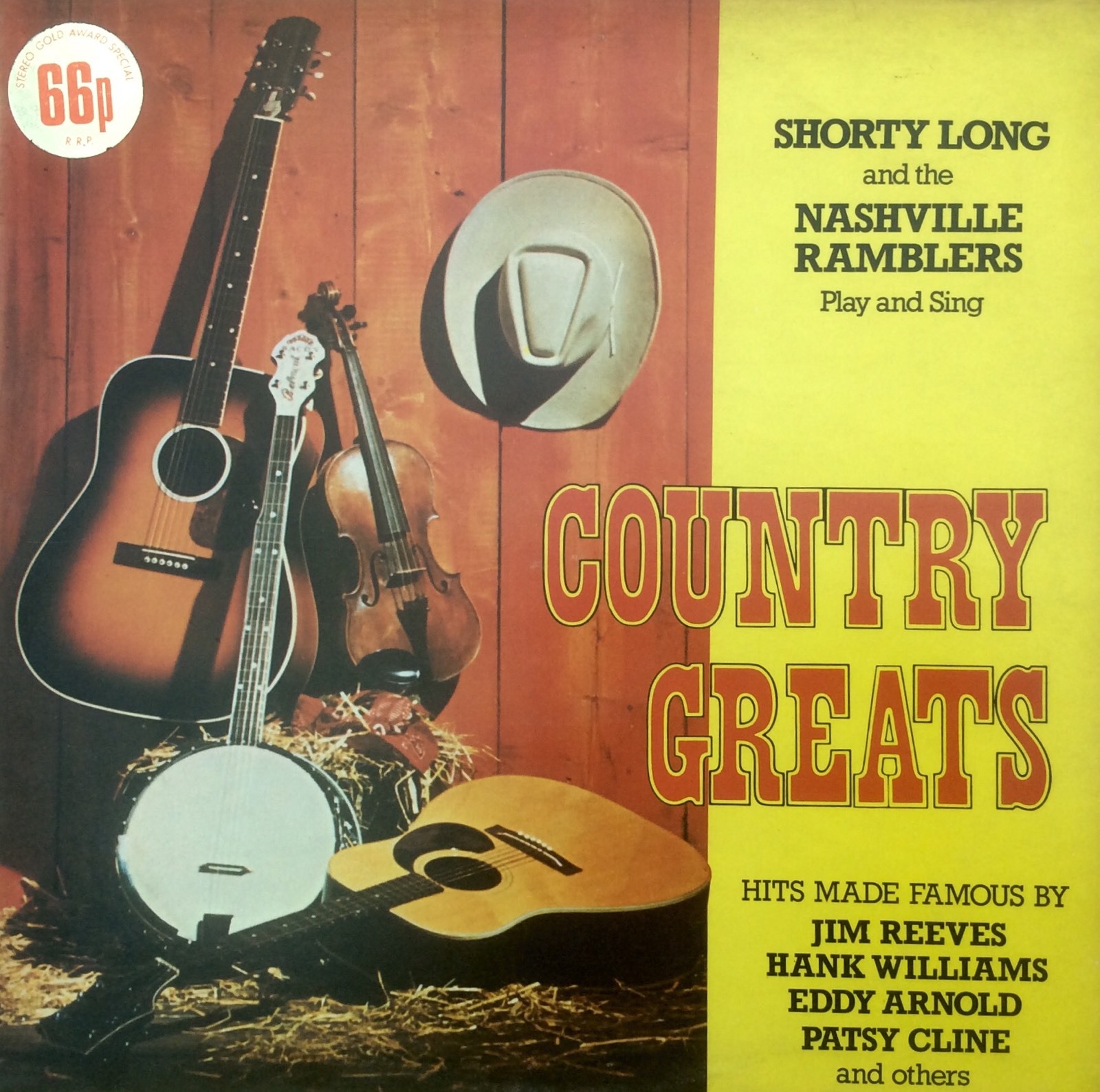 Shorty Long & The Nashville Ramblers 12 Country Greats 12" LP 33rpm ...