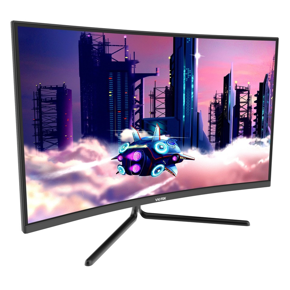 Viotek 32" Curved Gaming Monitor 144Hz 4ms 2560x1440p 3x HDMI, DP ...