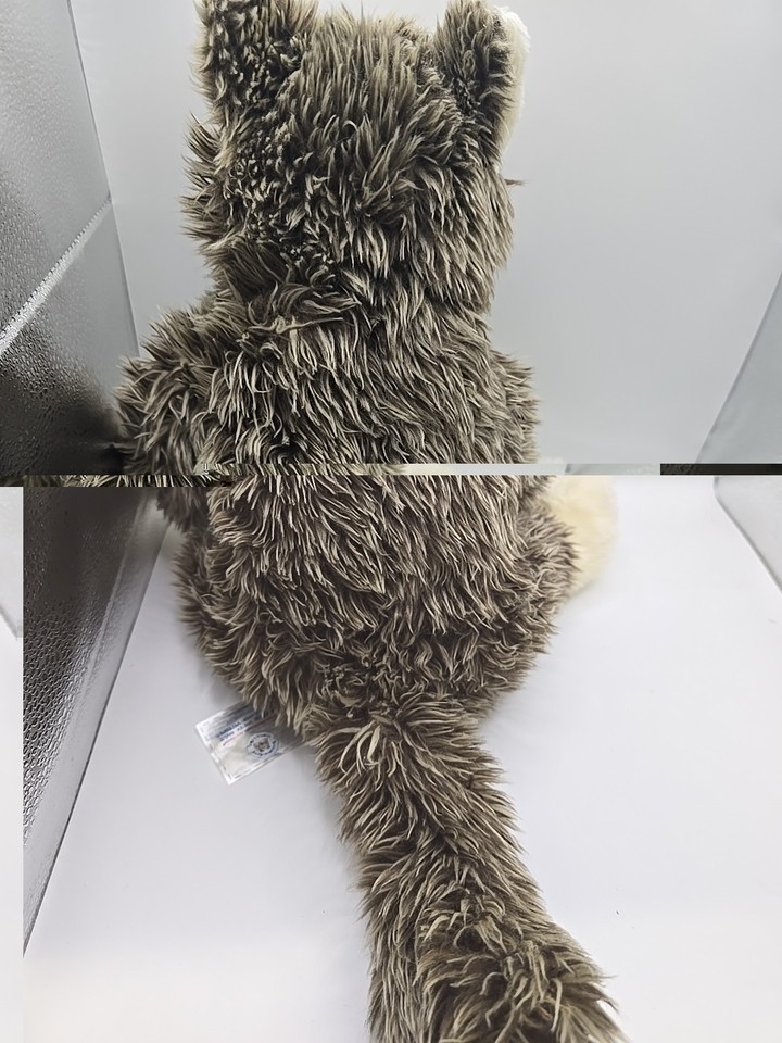 Build A Bear Workshop World Wildlife Fund WWF Gray Timber Wolf Plush ...