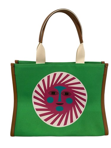 Alexander Girard x Kate Spade Collab Green Large Tote Bag NWOT (no ...