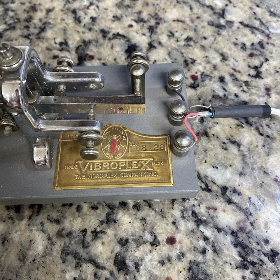 Vibroplex Vibrokeyer Vibro Keyer Standard Ham Radio Morse Code ...