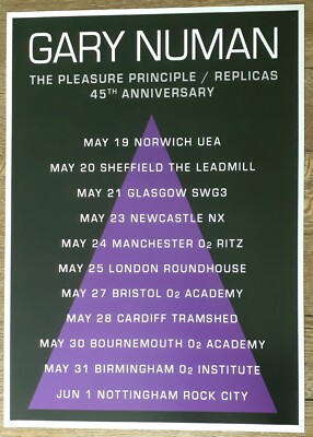 Gary Numan - live band music show 2024 TOUR promotional tour concert ...