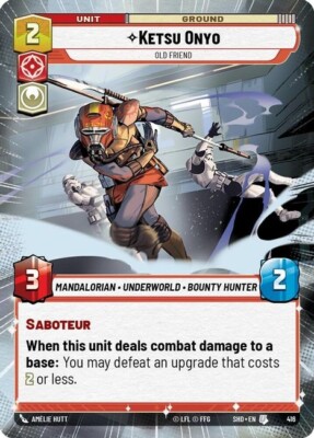 Ketsu Onyo Hyperspace - SHD 416 NM - Star Wars Unlimited | eBay
