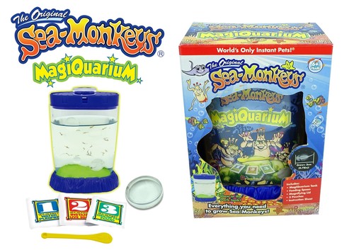 Glowing Live Sea Monkeys Magiquarium Grow Monkey Tank Habitat Toys for ...