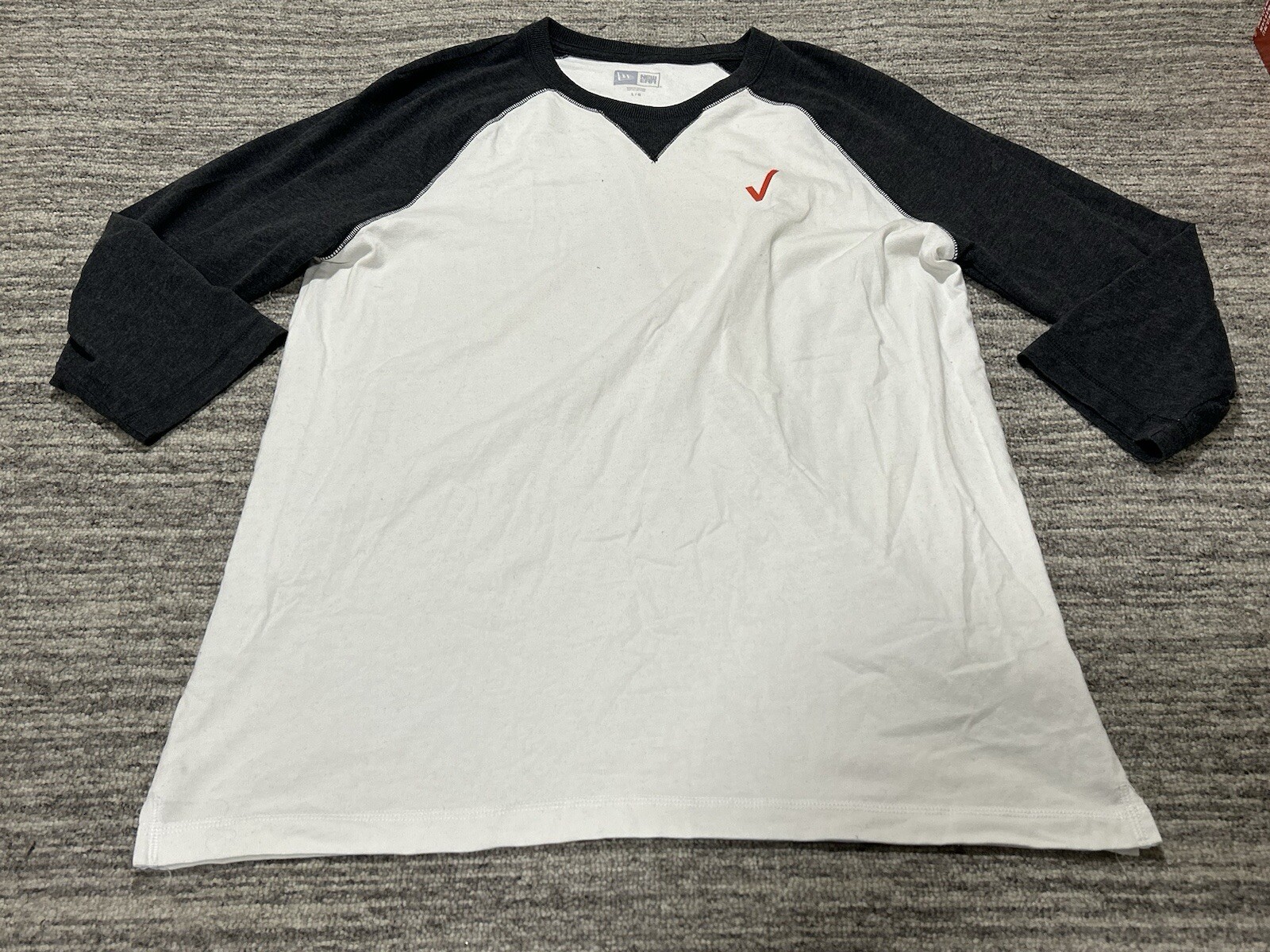 Verizon New Era 59Fifty Black White Mens Large Emboss… - Gem